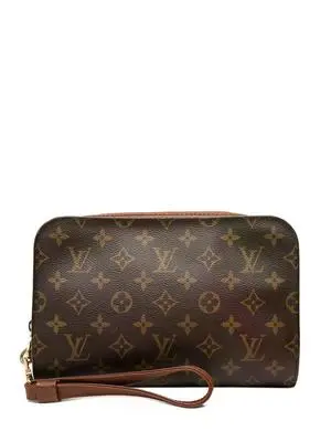 LOUIS VUITTON Monogram Orsay Clutch Bag - Brown