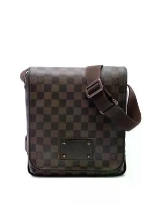 LOUIS VUITTON Damier Ebene Brooklyn Pm Crossbody Bag - Brown