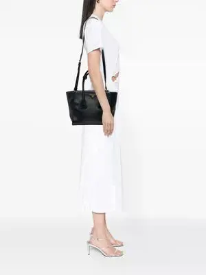 Prada Glace Calf Twin Pocket Double Handle Satchel