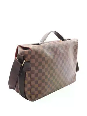 LOUIS VUITTON Damier Ebene Broadway Satchel - Brown