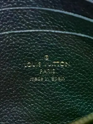 LOUIS VUITTON Monogram Empreinte Double Zip Pochette Crossbody Bag - Black