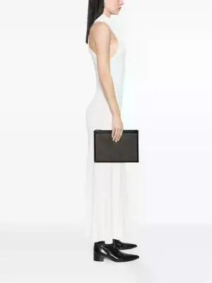 Saint Laurent Studded Leather Clutch