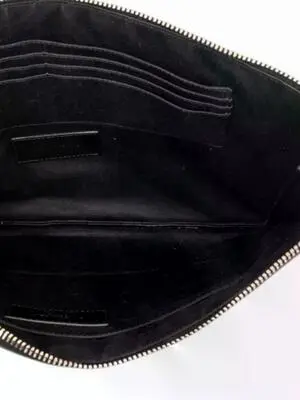 Saint Laurent Studded Leather Clutch