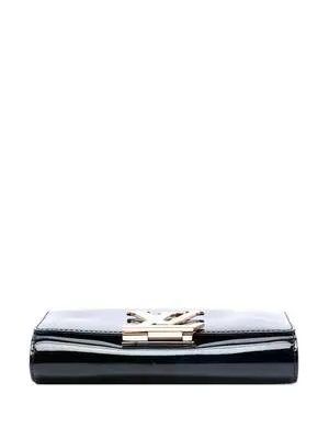 LOUIS VUITTON Vernis Louise Sliding Chain Mm Crossbody Bag - Black