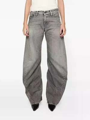 Acne Studios Washed-effect Wide Leg Jeans