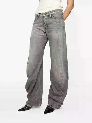 Acne Studios Washed-effect Wide Leg Jeans