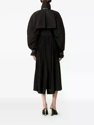 LANVIN Belted Pleated Coat