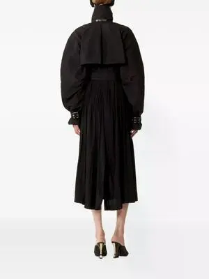 LANVIN Belted Pleated Coat