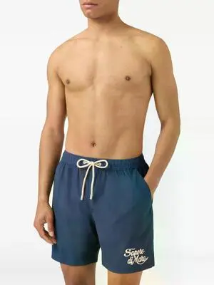 MC2 SAINT BARTH Drawstring Swim Shorts - Blue