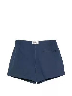 MC2 SAINT BARTH Logo Patch Swim Shorts - Blue