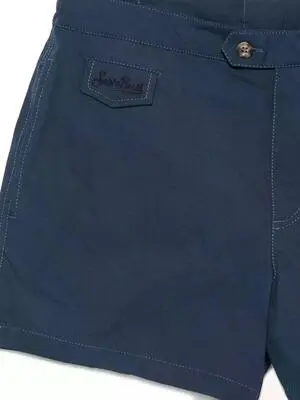 MC2 SAINT BARTH Logo Patch Swim Shorts