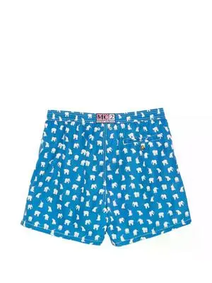 MC2 SAINT BARTH Elephant-print Swim Shorts