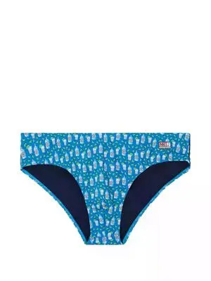 MC2 SAINT BARTH Cayo Gin-print Swimming Trunks - Blue