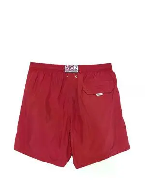 MC2 SAINT BARTH Pantone Lighting Drawstring Swim Shorts - Red