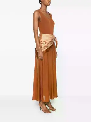 Zimmermann Aster Scarf Maxi Dress - Brown