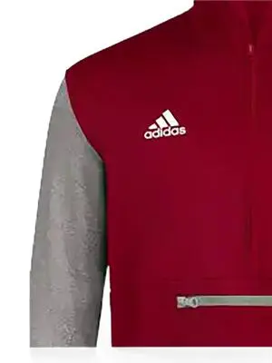 Adidas Logo Print Quarter-zip Jacket