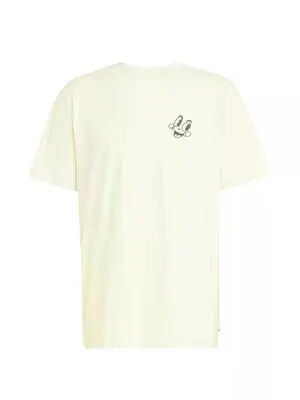 Adidas Graphic-print Trefoil T-shirt - Neutrals