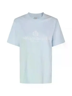 SPORTY & RICH Logo Print T-shirt - Blue