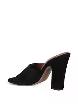 Paris Texas Ava Suede Block-heel Sandals