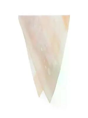 Issey Miyake Pleated Abstract-print Scarf - Neutrals