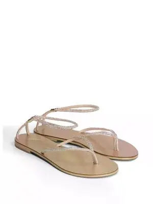 NICOLAS LAINAS Embellished Thong-strap Sandals