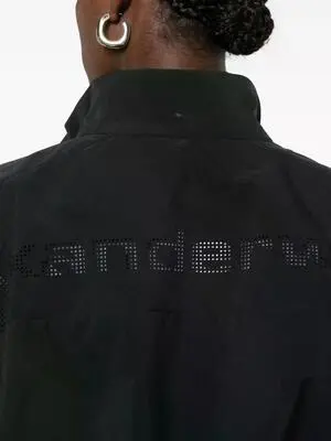 Alexander Wang Logo Perforated Zip-up Jacket