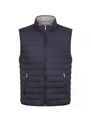 Brunello Cucinelli Quilted Gilet - Blue
