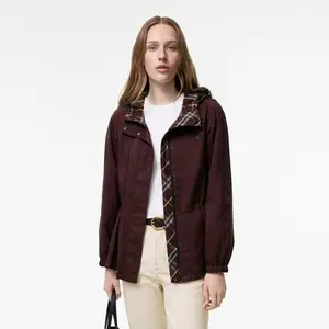 Burberry Reversible Check Nylon Hooded Jacket