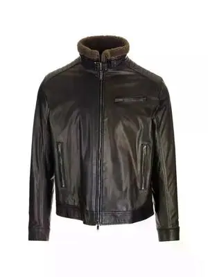 AL DUCA D’AOSTA 1902 Quilted Leather Jacket - Black