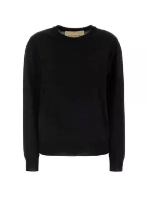 Valentino Garavani Vlogo Crew-neck Sweater - Black