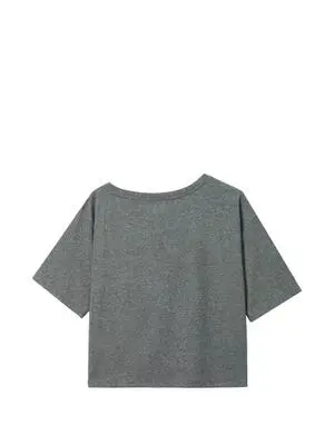 B+AB Bow Print Lace-up T-shirt