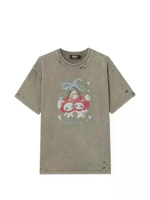 MINI CREAM Graphic Print T-shirt - Grey