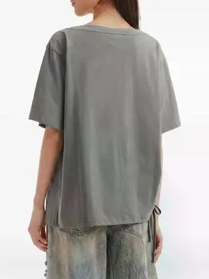 TOUT A COUP Bow-print Cotton T-shirt