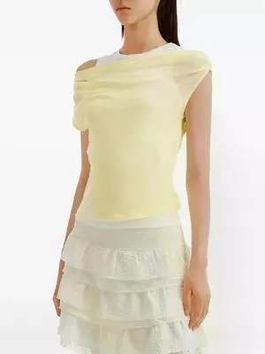 B+AB Layered Off-shoulder Tank Top