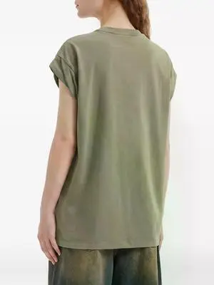 MINI CREAM Graphic Print Sleeveless T-shirt