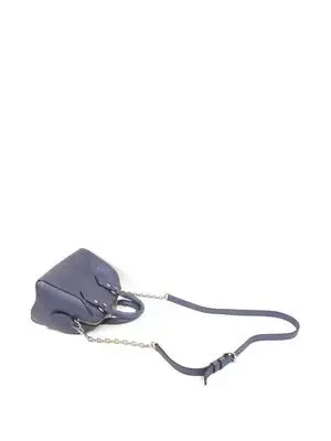 LOUIS VUITTON Speedy Bandoulière 20 Monogram Empreinte Tote Bag - Blue