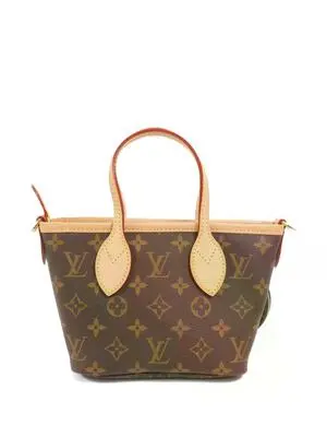 LOUIS VUITTON Bb Neverfull Monogram Tote Bag - Brown