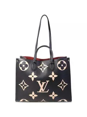LOUIS VUITTON Gm On The Go Monogram Empreinte Tote Bag