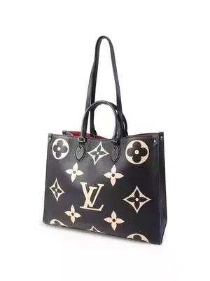 LOUIS VUITTON Gm On The Go Monogram Empreinte Tote Bag