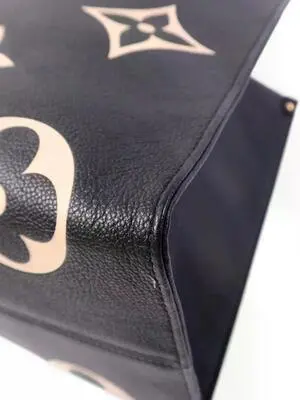 LOUIS VUITTON Gm On The Go Monogram Empreinte Tote Bag