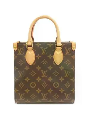 LOUIS VUITTON Bb Sac Plat Monogram Canvas Tote Bag