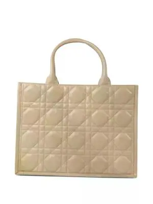 Dior Book Leather Tote Bag - Neutrals