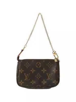 LOUIS VUITTON Mini Pochette Monogram Canvas Shoulder Bag