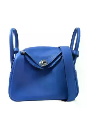 Hermès Mini Lindy Tote Bag - Blue