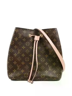 LOUIS VUITTON Neo Noe Monogram Shoulder Bag - Brown