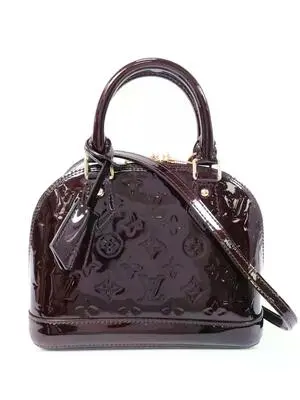 LOUIS VUITTON Monogram Vernis Alma Bb Bag - Red