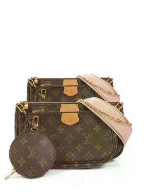 LOUIS VUITTON Multi Pochette Accessoires Monogram Crossbody Bag - Brown