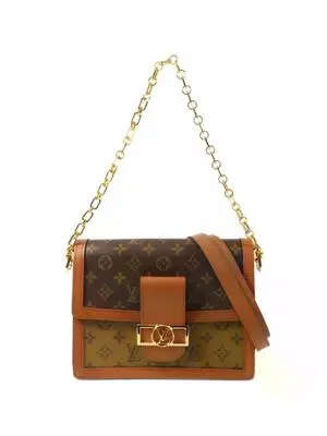 LOUIS VUITTON Dauphine Mm Shoulder Bag - Brown