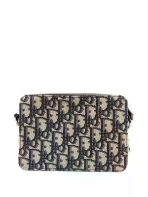 Dior Oblique Canvas Zipped Shoulder Bag
