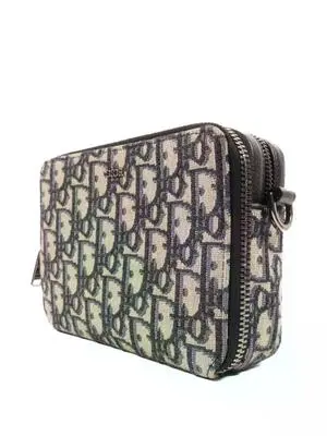 Dior Oblique Canvas Zipped Shoulder Bag